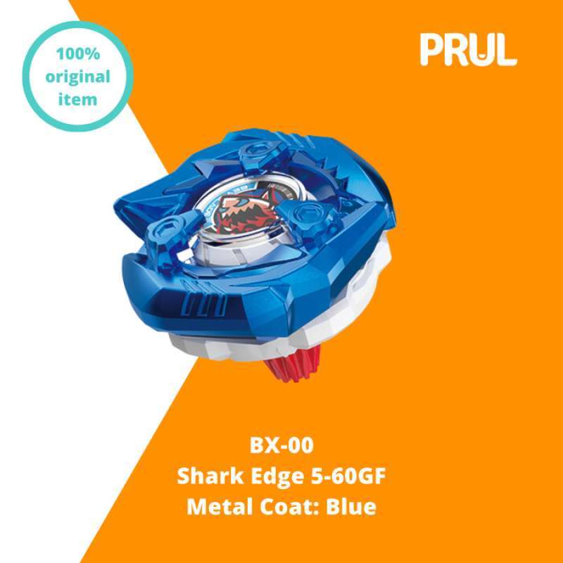Promo Takara Tomy Beyblade X Bx-00 Shark Edge 5-60gf - Metal Coat: Blue ...