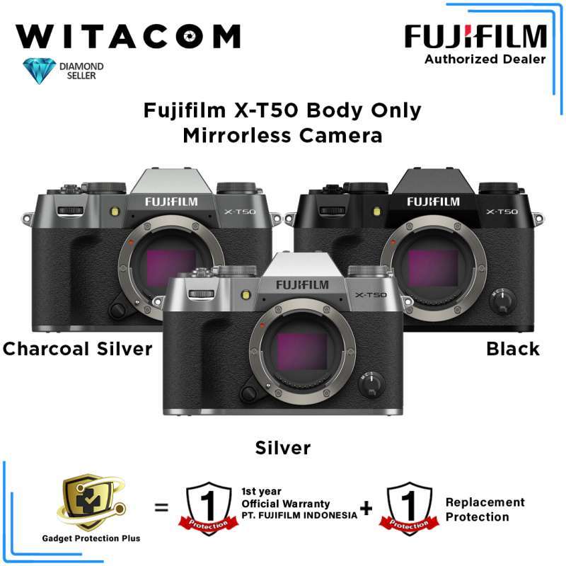 Jual Witacom - Fujifilm X-t50 / Xt50 / Xt 50 Body Only Mirrorless Camera - Garansi Resmi ...