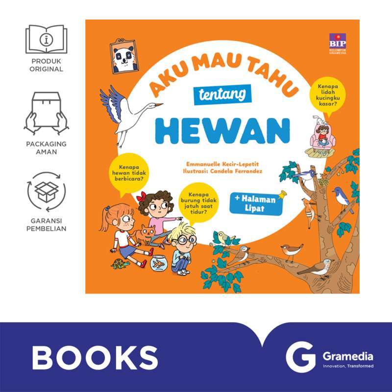 Jual Aku Mau Tahu Tentang Hewan (emmanuelle Kecir-lepetit) Di Seller ...