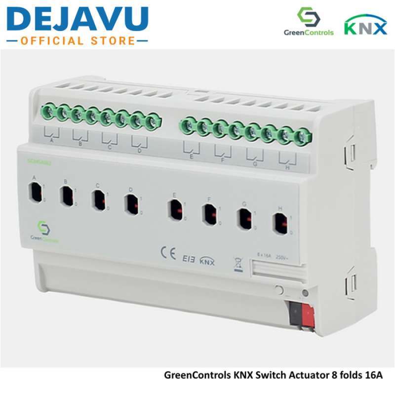 Jual Greencontrols Knx Switching Actuator, 8 Channels/folds, 16a Di ...