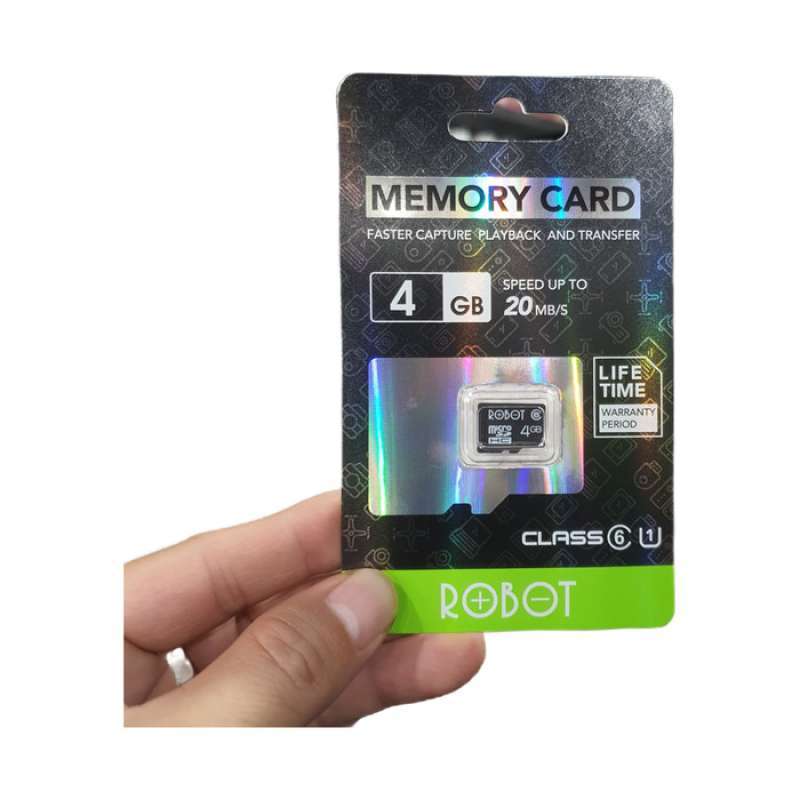 Jual Micro Sd Robot Tf 4gb/8gb/16gb/32gb Memory Card Kartu Memori Hp ...