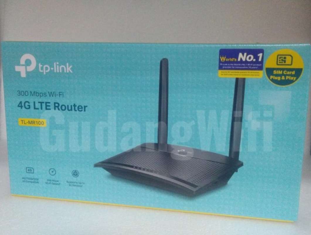 Jual Tp-link Tl-mr100 300 Mbps Wireless N 4g Lte Router / 4g Modem Sim ...