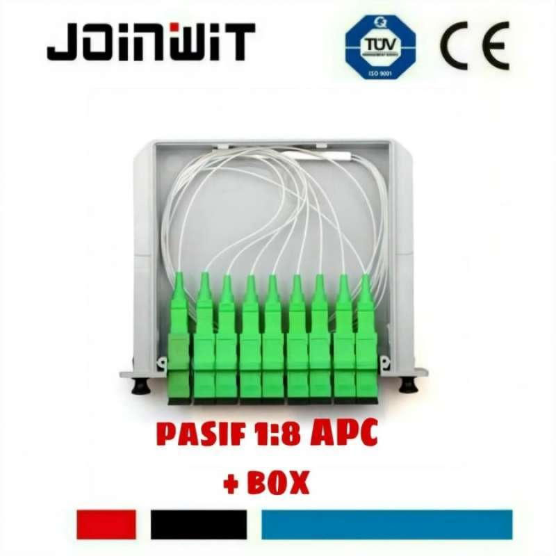 Jual Pasif Splitter Fiber Optik 1 To 8 Sc Apc Dengan Box / Passive 1:8 ...