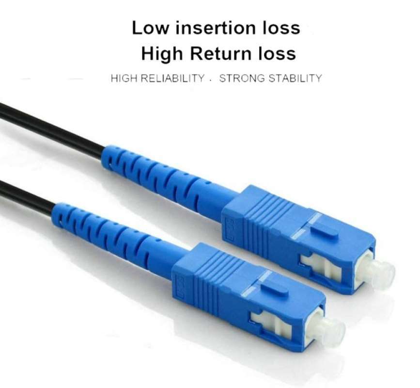 Jual Kabel Fo Fiber Optic Sc-sc Single Mode 50m 80m 100m Outdoor ...