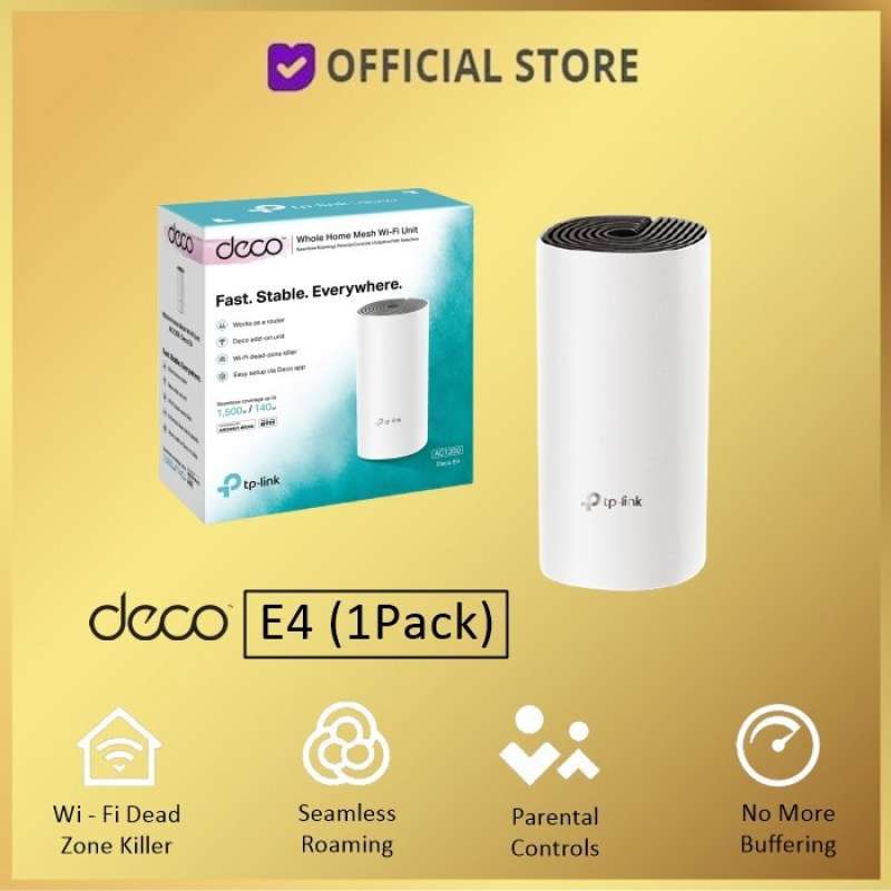 Jual Tp-link Deco E4 Ac1200 1pack Whole Home Mesh Wifi System Tplink 1 ...