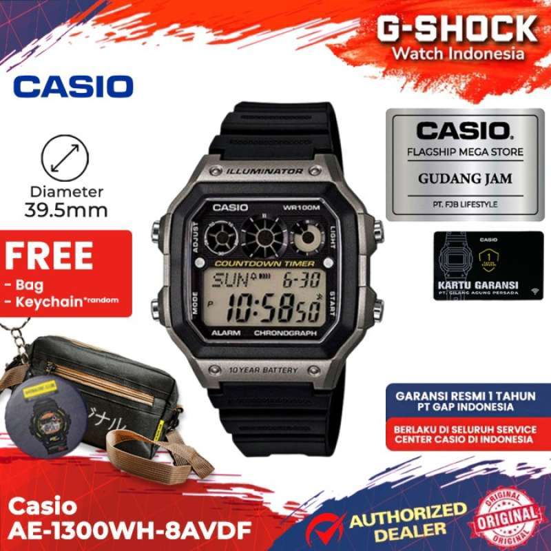 Jual Casio General Ae-1300wh-8avdf Ae-1300w Ae-1300 Ae1300w Ae 1300w Di ...