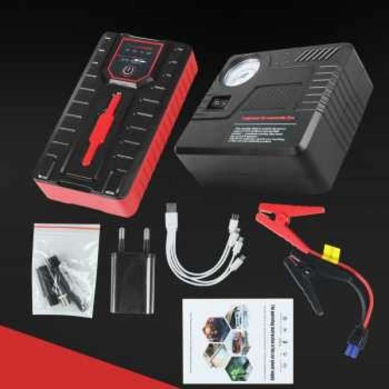 Promo Set Jump Charger Aki Starter Luxury Power Bank Pompa Usb 12v ...