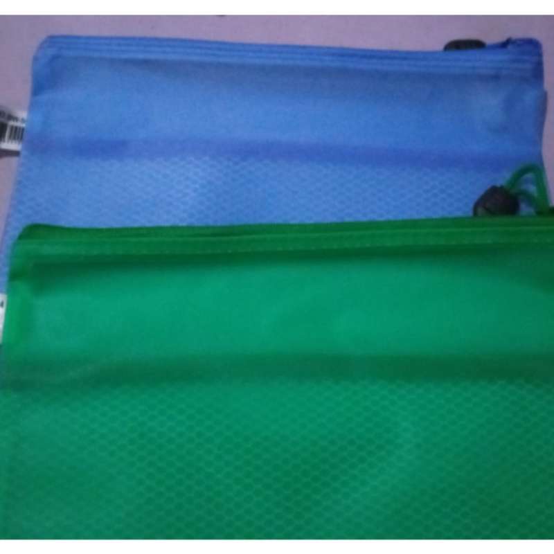 Jual Map Data Zipper / Tas Kecil Dokumen Resleting Jaring A5 - Microtop ...