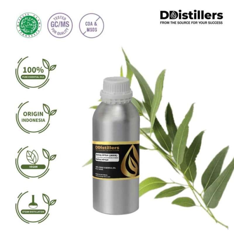 Jual Eucalyptus Java / Eucalyptus Jawa Essential Oil Pure 100%, 500ml-1l - 500 Ml Hdpe Di Seller ...