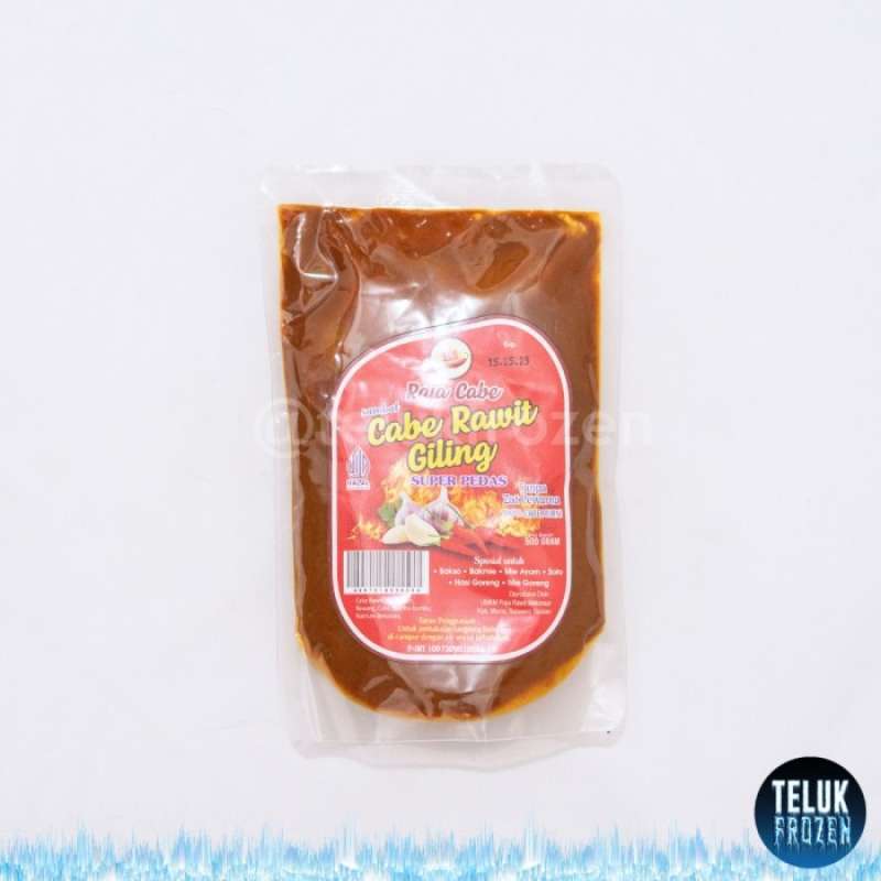 Jual Setetes Raja Cabe Rawit Giling 500gr 500 G Gram Sambal Cabai Super ...