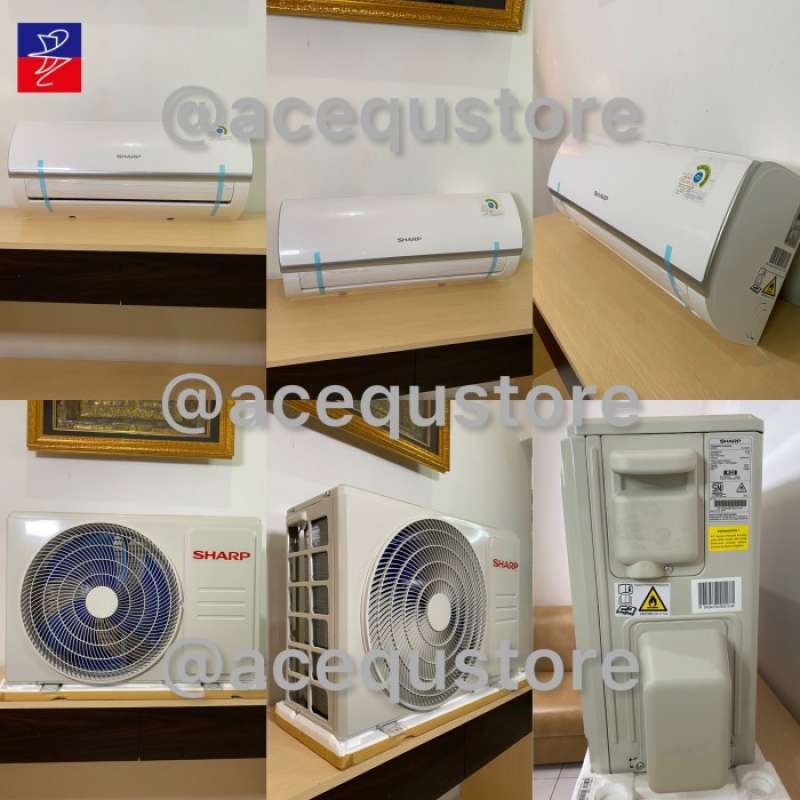 Promo Ac Sharp 1/2 Pk Low Watt 344watt Au-a5bey+pasang Terima Dingin Diskon 23% Di Seller ...