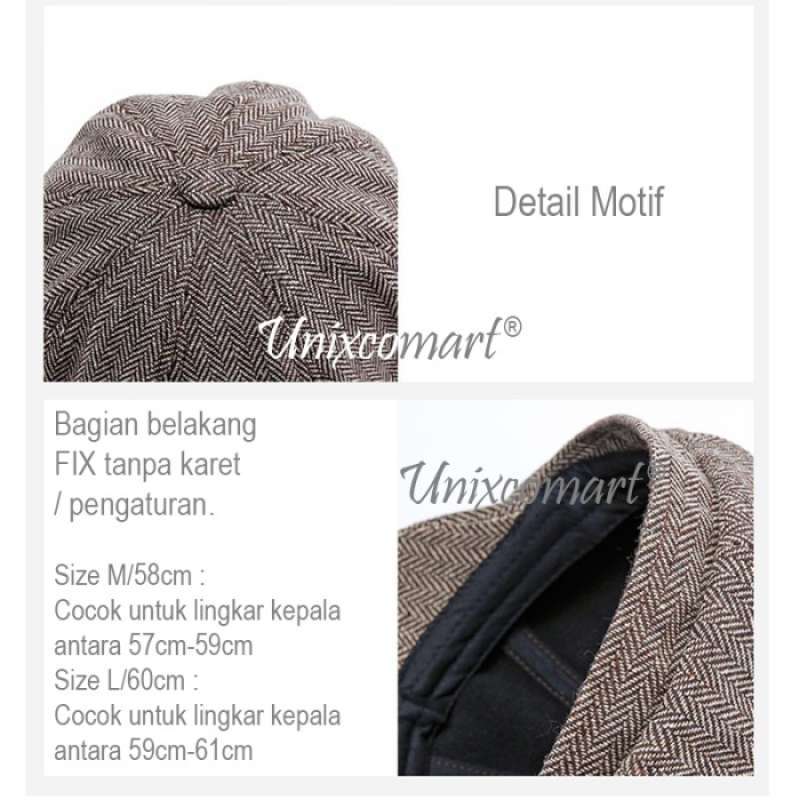 Promo Topi Baret Dean Jamont Style Newsboy Flat Beret Hat Pelukis ...