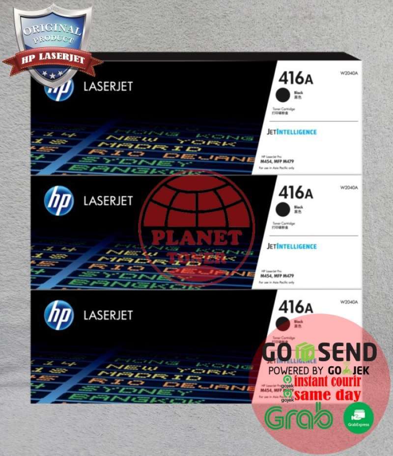 Promo 100% Produk Ori Toner Hp Laserjet 416a [w2040a] Black Original / Printer Hp Pro M454 ...
