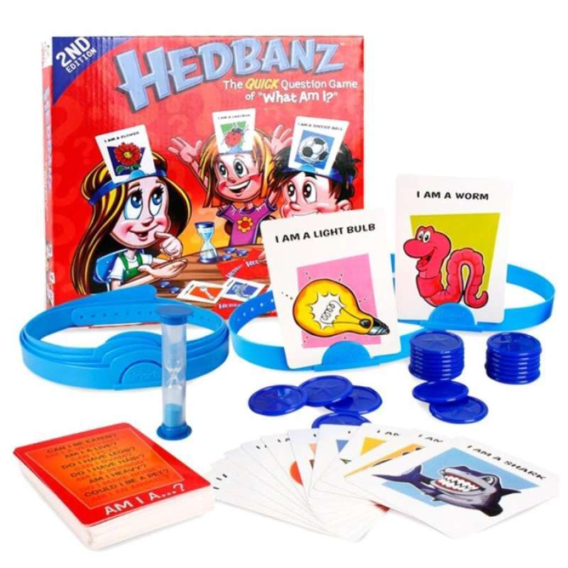 Jual Mainan Edukasi Fun Tebak Kata Hedbanz - Family Game - Headband Di ...