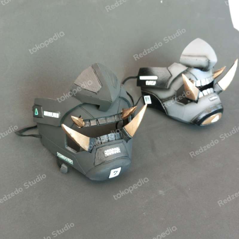 Jual Topeng Oni, Cyber Oni, Tech Wear, Cyberpunk Di Seller Sweet Shop ...
