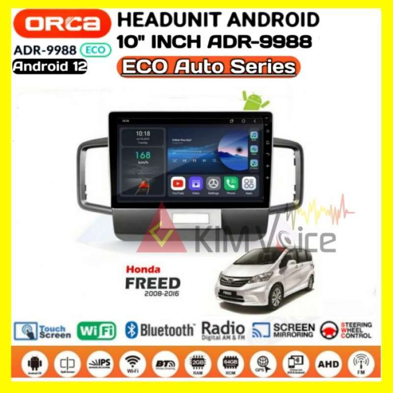 Promo Head Unit Android Orca Eco 10 Inch Oem Honda Freed + Soket Pnp ...
