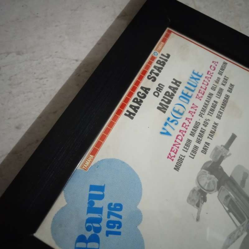 Jual Iklan Jadul Motor Yamaha V75 E Deluxe. Kertas Poster Otomotif ...