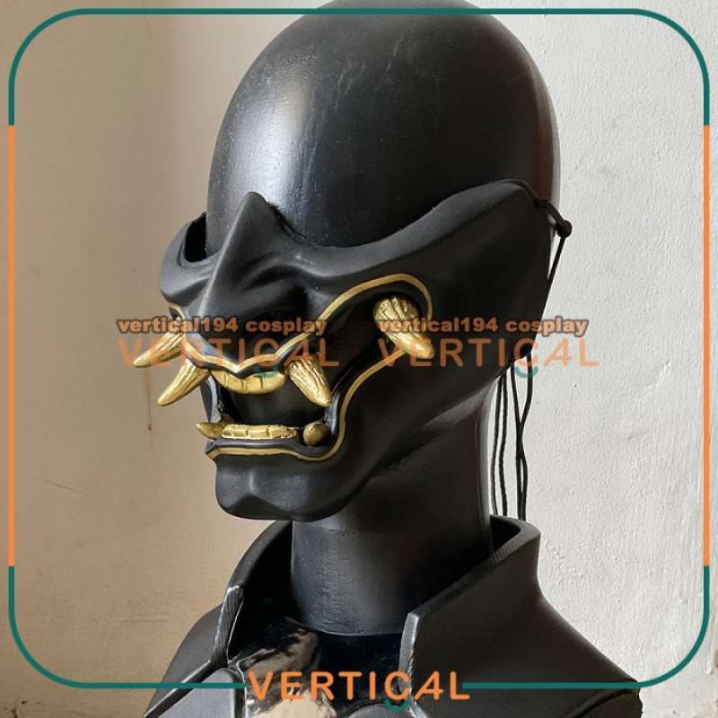 Jual Oni Mask Hannya Samurai Topeng Setan Jepang Masker Ghost Cosplay ...