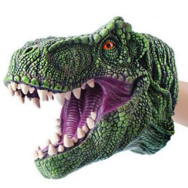 Jual Dinosaurus Tyrannosaurus Rex Head Kepala Dino T Rex Hand Puppet Di ...