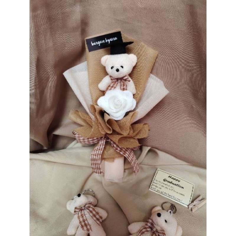 Jual ( Teddy Coksu Mini ) Bucket Teddy Wisuda Mini Di Seller Kingyo ...