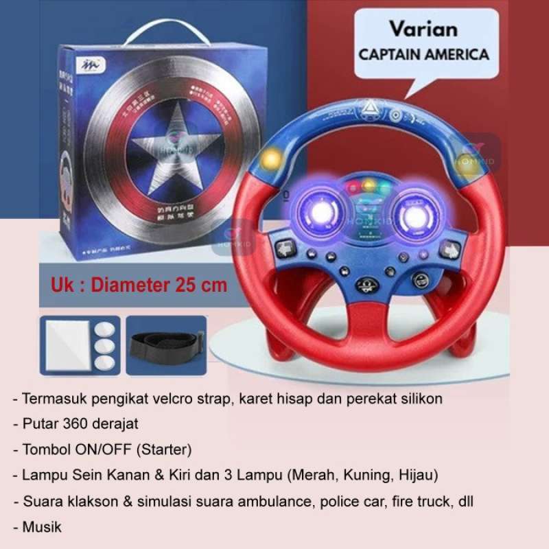 Jual Mainan Setir Mobil Anak Steering Racing Wheel Stir Setiran Edukasi ...