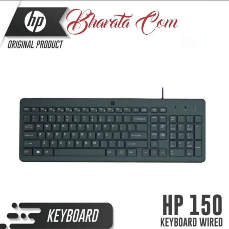 Promo 100% Produk Ori Hp150 Wire Keyboard Slim Design Hp 150 Original Diskon 23% Di Seller ...