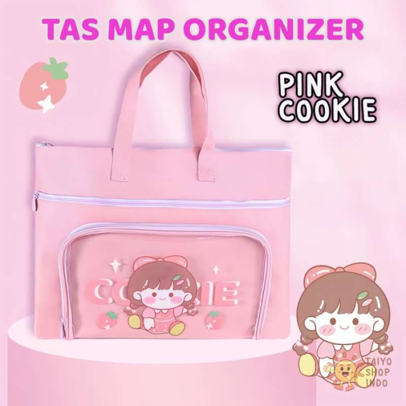 Promo Tas Map Organiser Waterproof File Buku Berkas Les Kursus Sekolah ...