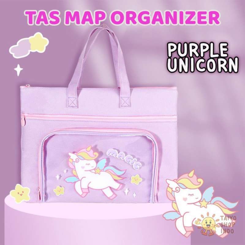 Promo Tas Map Organiser Waterproof File Buku Berkas Les Kursus Sekolah ...
