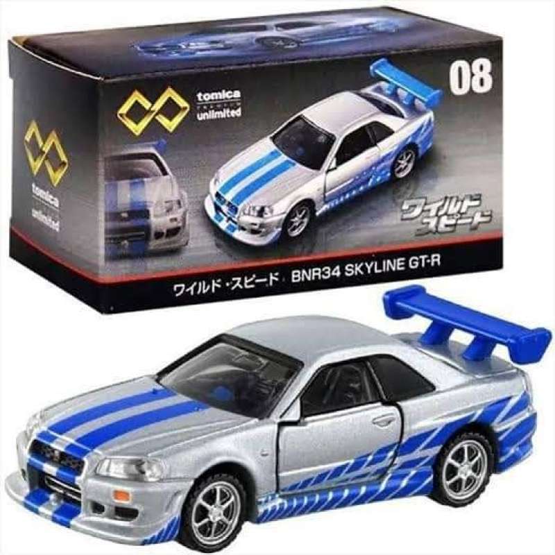 Jual Tomica Premium Unlimited 08 Fast Furious Nissan Skyline R34 Silver Di Seller Sunshop ...
