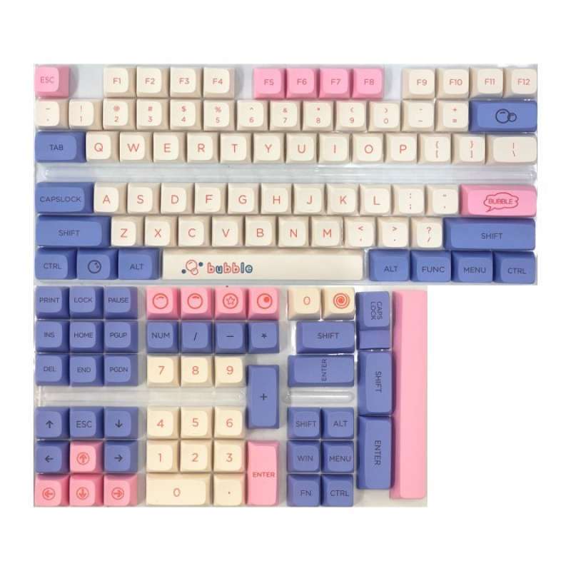 Promo 100% Produk Ori Keycaps Bubble Xda Profile Sublim Single Shot ...
