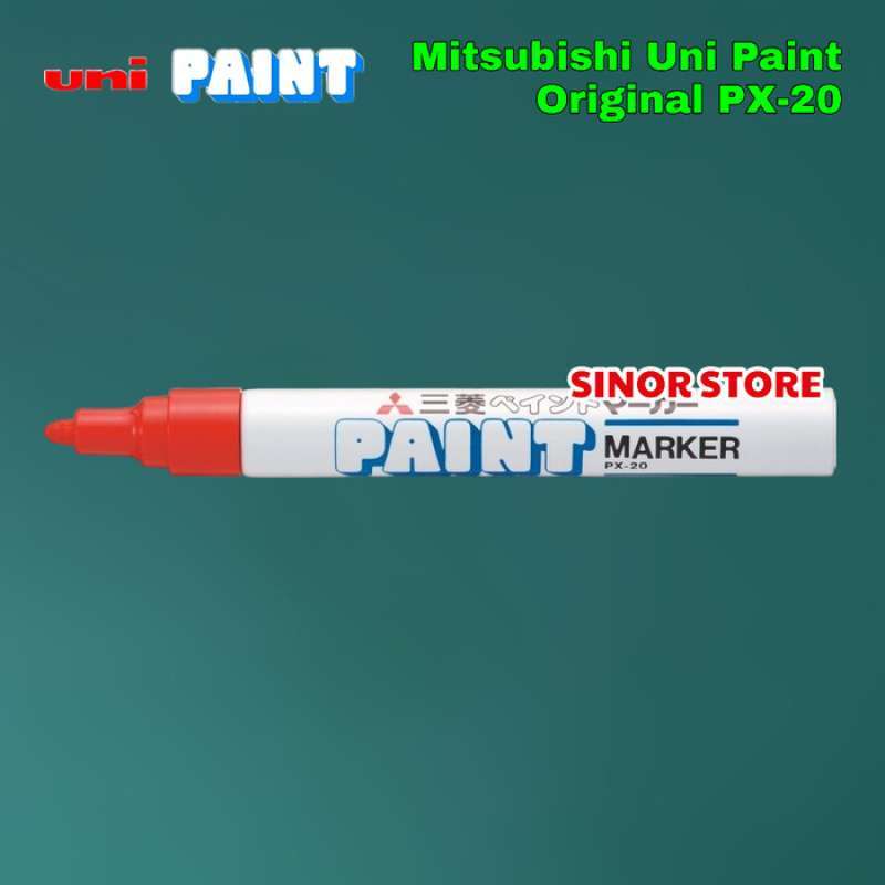 Jual Uni Paint Marker Mitsubishi Px-20 Spidol Permanent Oil Based ...