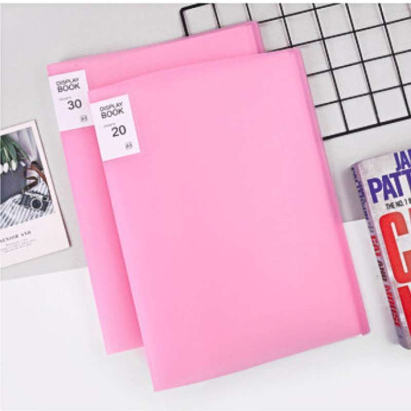 Jual Map Clear Holder Document Keeper A3 Display Jumbo Pastel Color 20 ...