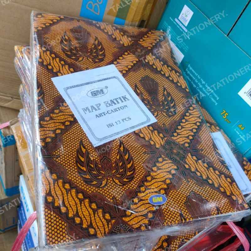 Jual Stop Map Batik Art Carton Merek Gm Isi 12 Pcs Di Seller Velvet ...