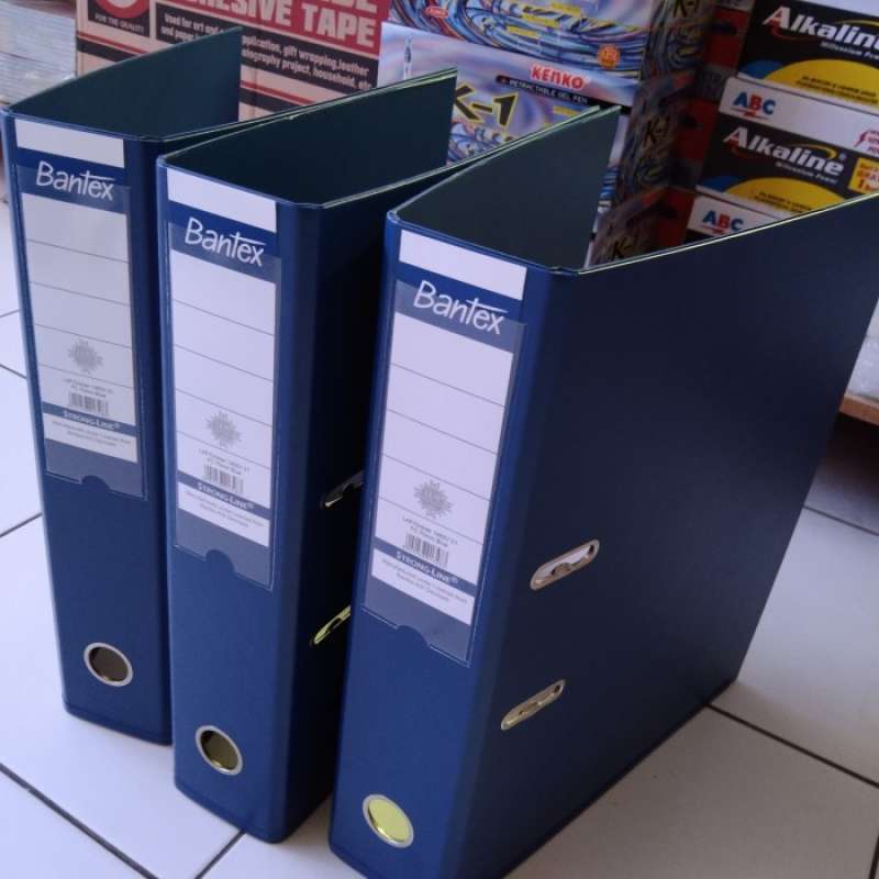 Jual Ordner Bantex 1465/folio..harga Satuan..tersedia Biru Di Seller ...