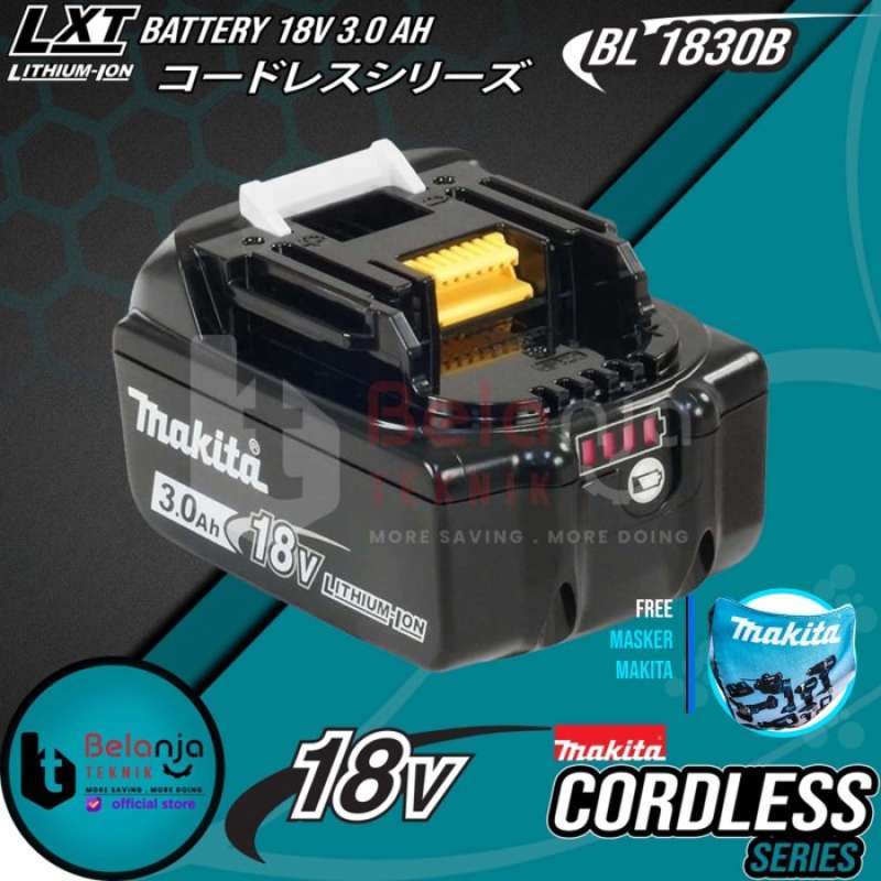 Jual Makita Battery 18v 3ah Bl 1830 B Baterai 18 V Lithium Ion Bl1830b 3 Ah Di Seller Have-id ...