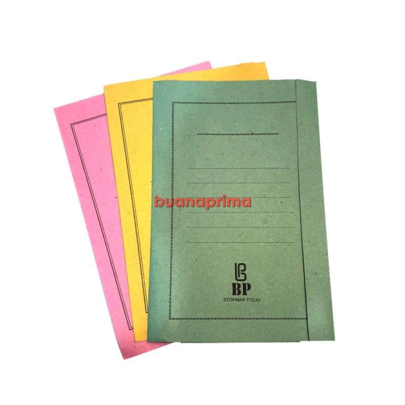 Jual 50 Lembar Stop Map Bisa Campur Warna Map Kertas Biasa Per Bungkus ...