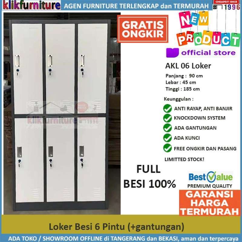Jual Lemari Loker Locker Cabinet 6 Pintu Full Besi Di Seller Sunshop - Cengkareng Timur, Kota ...