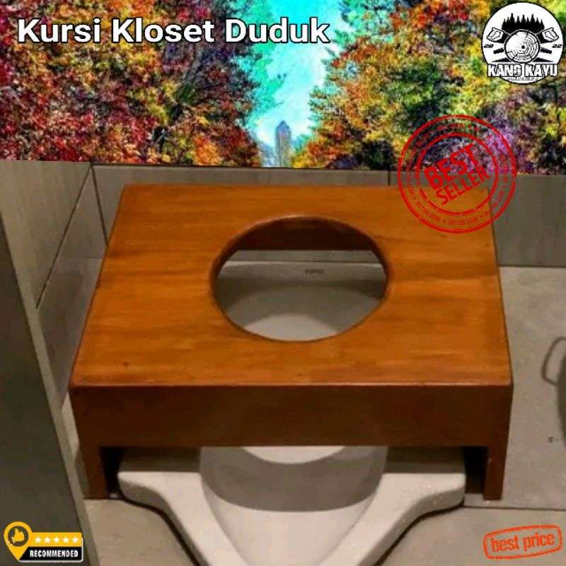 Promo Kursi Wc Jongkok Model O Kursi Toilet Duduk Kursi Closet Portable ...