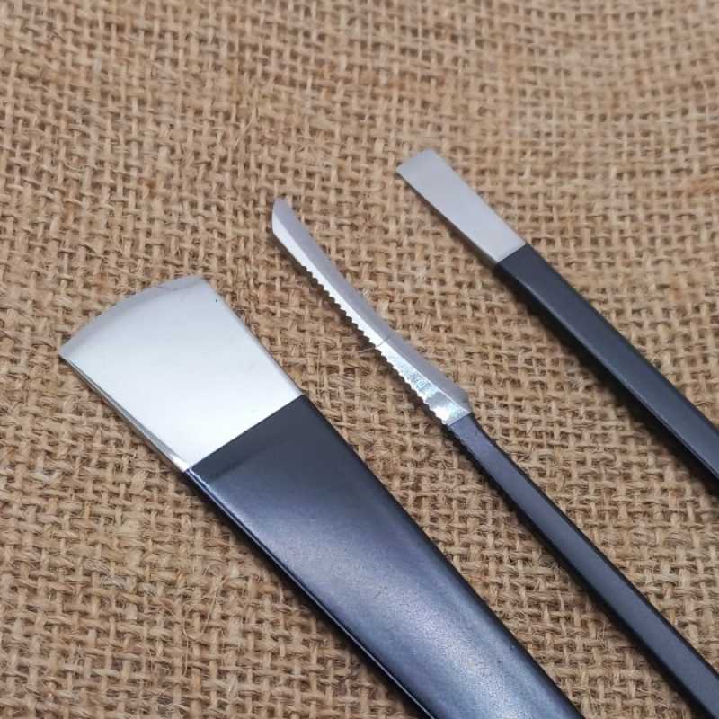 Jual Pisau Kerajinan Kulit Leather Knife Carving Skiving - 3pcs Di ...