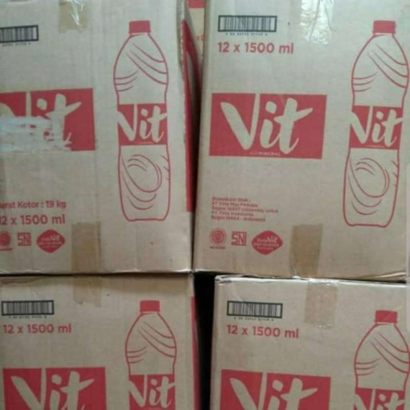 Jual Vit Air Mineral Botol 1500ml Dus Isi 12pcs Di Seller Rejeki Andi ...