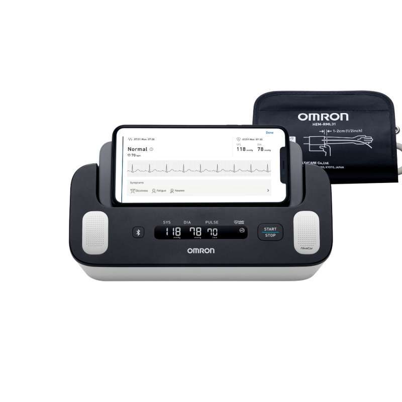 Jual Omron Bpm Hem-7530t (omron Complete) Tensimeter Digital + Ekg Di ...