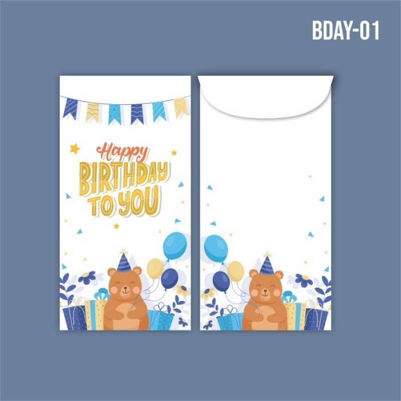 Jual Amplop Ulang Tahun Anak Angpao Happy Birthday Amplop Gift Ultah ...