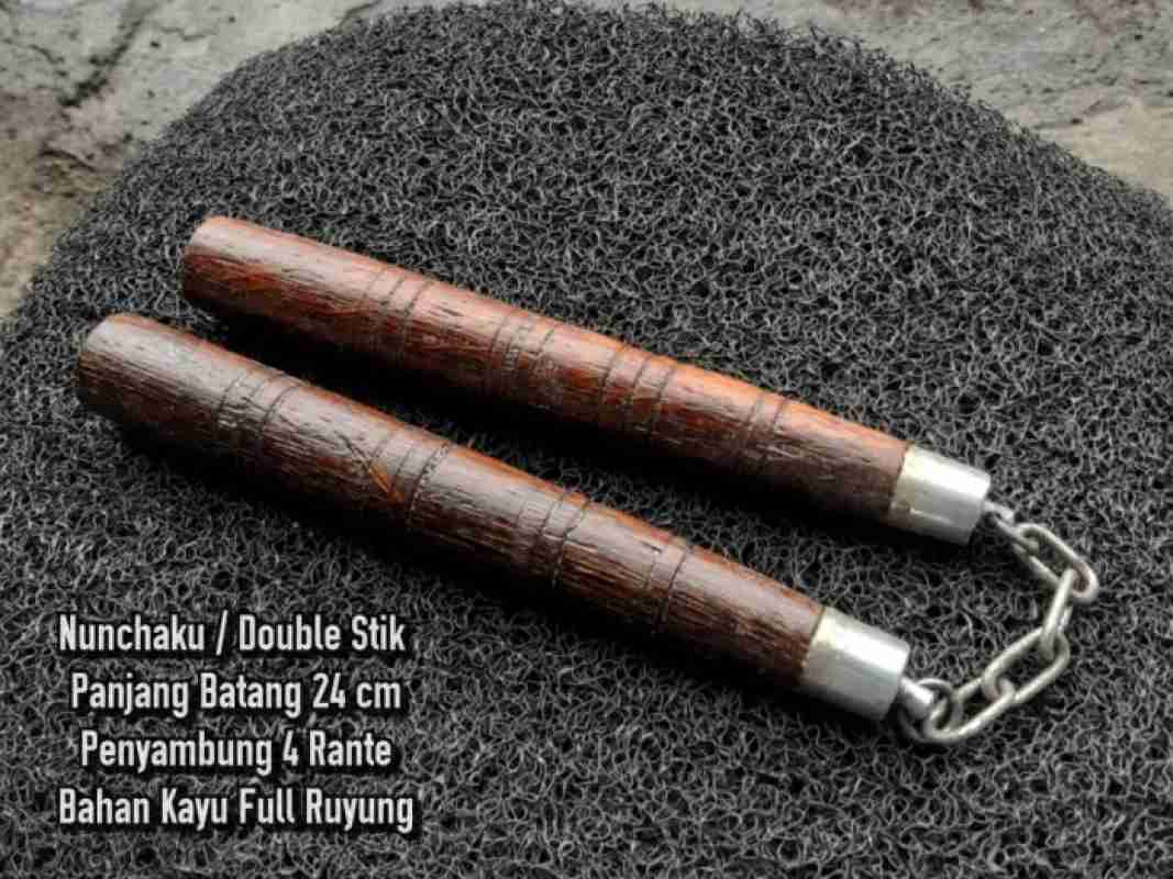 Jual Nunchaku Ruyung / Double Stick Kayu Ruyung / Bruce Lee Di Seller ...