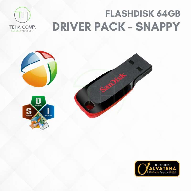 Jual Flashdisk 64gb Installer Driver Pack Solution Snappy Driver Laptop ...