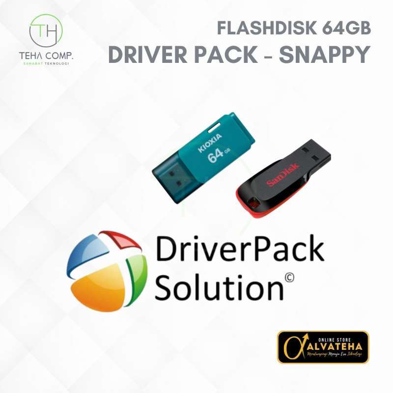 Jual Flashdisk 64gb Installer Driver Pack Solution Snappy Driver Laptop ...