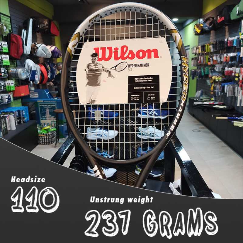 Jual Wilson Hyper Hammer 5.3 ( Raket Tenis ) - Blk/burgundy Di Seller ...