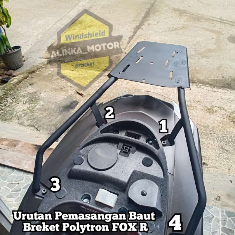 Jual Polytron Fox R Breket Box Bracket Box Dudukan Box Motor Listrik Di ...