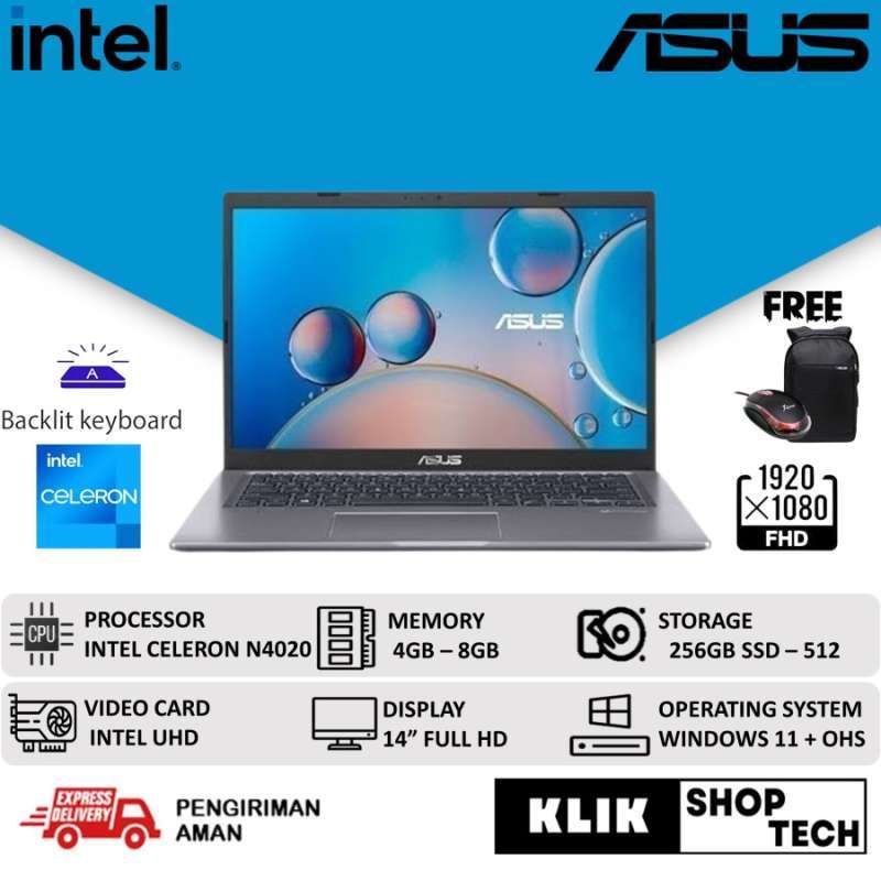 Jual Asus Vivobook 14 A416mao Intel N4020 8gb 512gb Ssd 14 Fhd Win 11 ...