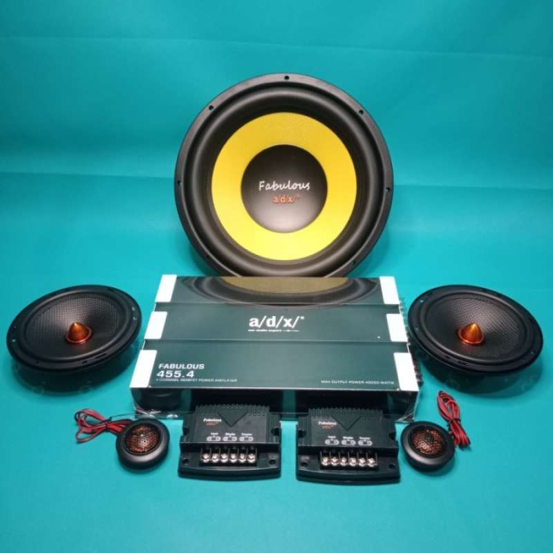Promo Sale Paket Adx Power Adx Subwoofer Adx & Speaker Split Adx Audio ...