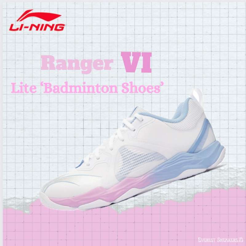 Promo Sepatu Badminton Li-ning Ranger Vi Lite Original 'ayts012' Diskon ...